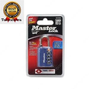 Jual Master Lock Padlock Gembok Kunci Koper - Biru kombinasi angka new ...