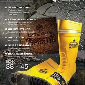 Jual Rubber Sepatu Booth Proyek Safety Toe Kuning - Proyek Besi Sepatu ...
