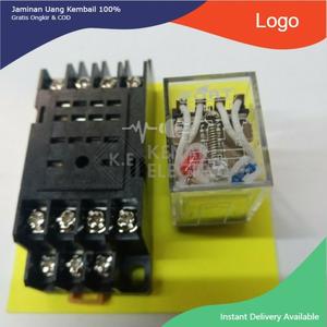 Jual Relay + Socket MY4N AC220/ 24VDC/ 12VDC - 220VAC - 220VAC ...