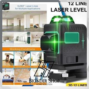 Jual Cross Laser Meteran Laser Self Leveling 12 Line Laser 3D precision ...