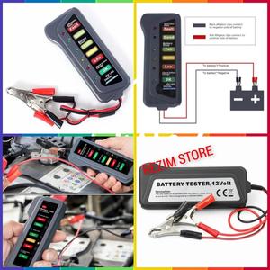 Jual Alat Cek Tes Aki Accu Car Battery Tester Baterai Digital 12V 15A 6 ...