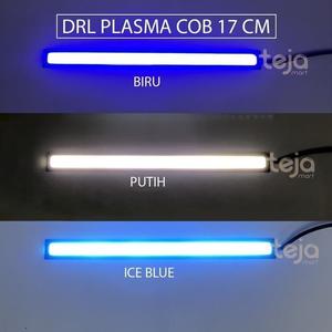 Jual Lampu DRL Plasma 17cm Lampu Mobil Putih Ice Blue LED COB Kolong ...
