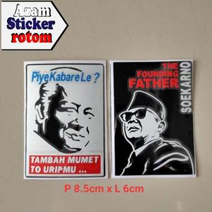Jual stiker cutting Soeharto Soekarno - Soeharto - Kab. Purwakarta ...