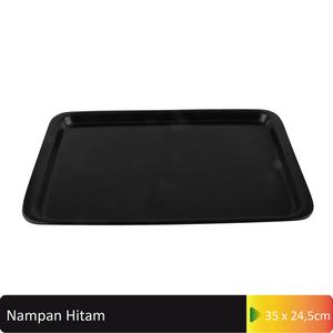 Jual Nampan Baki Roti, Nampan Makanan 36X25cm Hitam MELAMINE GLORI ...