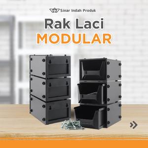 Jual Rak Laci Modular (Rako Modular) Rak Susun Plastik laci sparepart ...