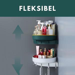 Jual RAK SUDUT DAPUR BUMBU KAMAR MANDI SABUN TEMPAT HOOK GANTUNGAN ...