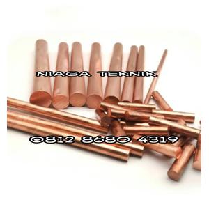Jual As tembaga grounding rod di 75mm x 250mm tembaga batang copper rod ...