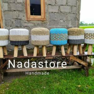 Jual Stool, caffe, resto, teras, kursi jamur , stool anyaman seagrass ...