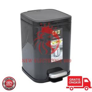 Jual Eko 6 Ltr Tempat Sampah Stainless Stella PEDAL BIN STELLA 6L BLACK ...