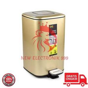 Jual Eko 12 Ltr Tempat Sampah Besi Gold TRASH BIN REGENT SOFT CLOSE 12L ...