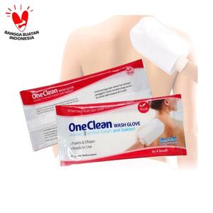Jual One Clean Wash Glove-Waslap-Handuk Basah Anti Bakteri-OneMed pak ...