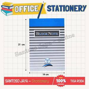 Jual Block Note TIGA RODA Polos A5 - Writing Pad Tanpa Garis - Besar ...