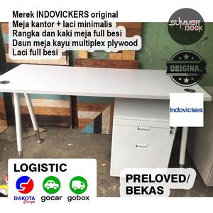 Jual MEJA BELAJAR MINIMALIS LACI INDOVICKERS ORIGINAL - MEJA KERJA ...
