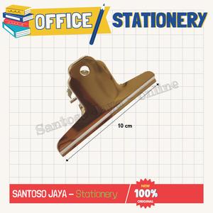 Jual Bulldog Clip - Klip Kertas Besi - Penjepit Jumbo Stainless 100mm ...