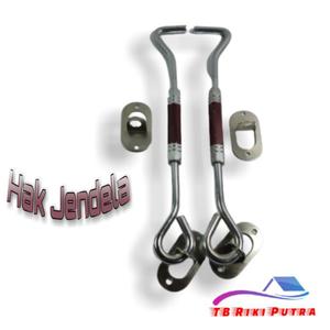 Jual Hak Angin Penahan Jendela 20cm Tebal Maroon LamskarHak kait segi ...