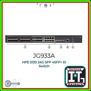 Jual HPE FlexNetwork 5130 (JG933A) 24G SFP 4SFP+ EI Switch - Jakarta ...