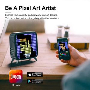 Jual DIVOOM TIVOO-MAX - 40W Bluetooth Speaker Pixel Art 8-inch LED ...