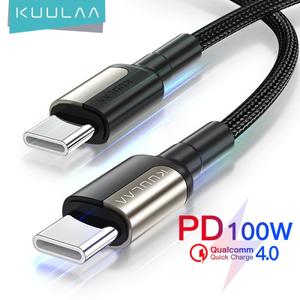 Jual KUULAA 100W PD Type C to Type C 5A Fast Charging Cable 1M ...