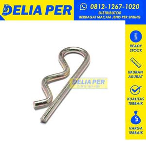 Jual Cotter pin kawat 4mm panjang 70mm galvanis - Clip R - Jakarta ...