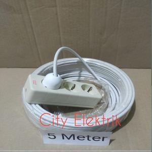 Jual Stop Kontak Jadi Rakitan Kabel 5 Meter + Terminal Uticon isi 3 ...