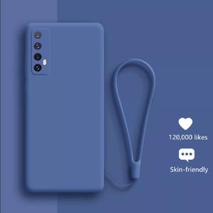 Jual Soft Case Realme 7 Liquid LANYARD Microfiber tali Cute Casing TPU ...