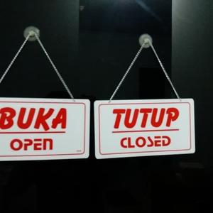 Jual SIGN LABEL BUKA TUTUP SIGN BOARD ACRYLIC OPEN CLOSE - Jakarta ...