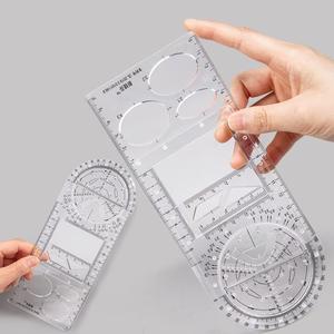 Jual ZL071 Ran Set Penggaris Gambar GeometriDengan Busur Derajat 360 ...