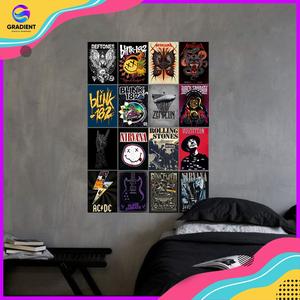 Jual Poster / Wallpaper Dinding Kamar Aesthetic Band Legend 1 Set ...