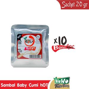 Jual Sambal Baby Cumi HOT (Bojo Bacot) paket 10sachet, GRATIS 1 - Jinak ...