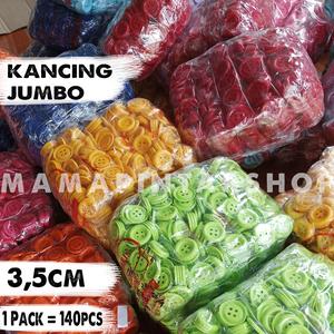 Jual Kancing Jumbo Besar Warna Warni 3,5 cm Mainan Edukasi 1 Gross ...