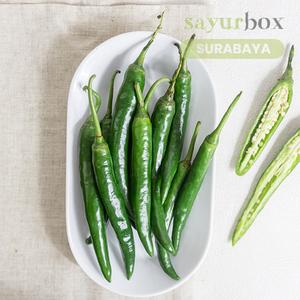 Jual Sayurbox Cabai Hijau Besar Konvensional 100 gram - Kota Surabaya ...