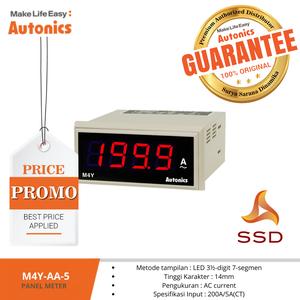 Jual Panel Meter Autonics M4Y-AA-5 - Jakarta Utara - SSD Automation ...