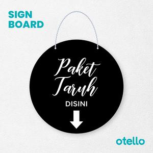 Jual Otello Signage Paket Taruh Disini Latin Signage Board Acrylic ...
