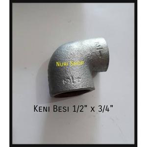 Jual KENI/ KNEE/ ELBOW/ L BESI GALVANIS 1/2" X 3/4" - Kota Tangerang ...