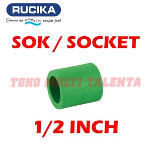 Jual Sok 1/2" (inch) PPR / Sock / Coupler 20mm PPR / Pipa Air Panas ...