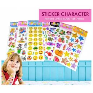 Jual LYSASHOP PANJANG MAINAN EDUKASI ANAK STIKER TEMPEL 3D CANTIK ...