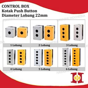 Jual Control Box Kotak Switch Push Button 1 2 3 4 Lubang 22mm Putih ...