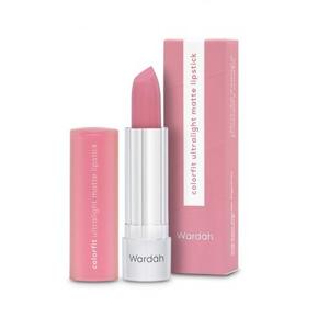 Jual Wardah Colorfit Ultralight Matte Lipstick - New Korea -01 Parfait ...