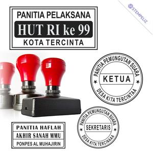 Jual Stempel Panitia / Ketua Panitia / HUT / Sekretaris Panitia, dll ...