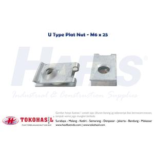 Jual U Type Plate Nut M6 x 25 - Putih / Mur Jepit - Jakarta Barat - PT ...