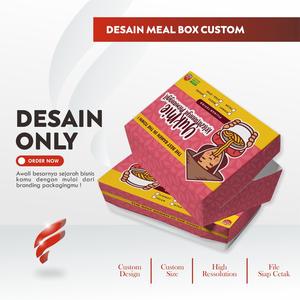 Jual Fortune Art Jasa Desain Kemasan Makanan Meal Box Lunch Box Custom ...