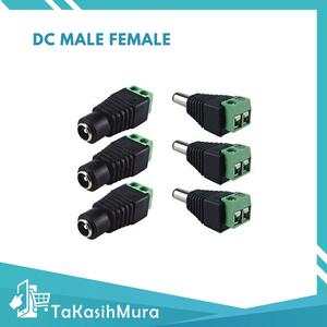 Jual Konektor Jack DC Male Female CCTV - Connector Kamera CCTV DVR SKUCODE - Jakarta Timur ...