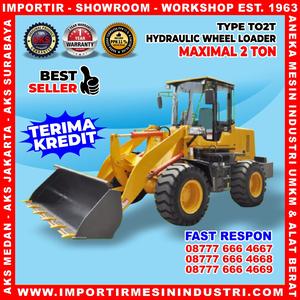 Jual Hydraulic Wheel Loader 2 Ton Loder 0.8m3 - AKS TO2T Engine HUAFENG ...