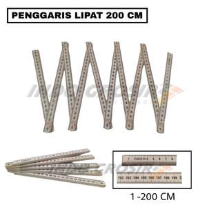 Jual penggaris Lipat 200 Cm Plastik Meteran Lipat / Meteran Tekuk 2 ...