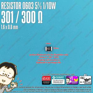 Jual RESISTOR 0603 5% 301 / 300 OHM SMD 1608 - Kota Cimahi - Electronic ...