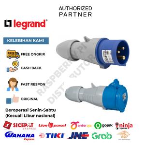 Jual LEGRAND SET MOBILE SOCKET+PLUG 555104+555124 16A+2P+E IP44 ...