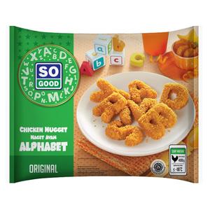 Jual SO GOOD CHICKEN NUGGET ALPHABET 400 GR - Kota Depok - Hypermart ...