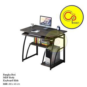 Jual Meja Komputer Minimalis Rangka Besi dengan tempat CPU dan Keyboard ...