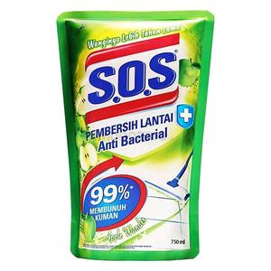 Jual SOS FLOOR CLEANER APPLE POUCH 750 ML - PEMBERSIH LANTAI - Jakarta ...
