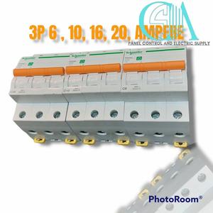 Jual MCB SCHNEIDER 3P 3PHASE 3POLLE : 6A 10A 16A 20A HARGA SAMA 20A ...